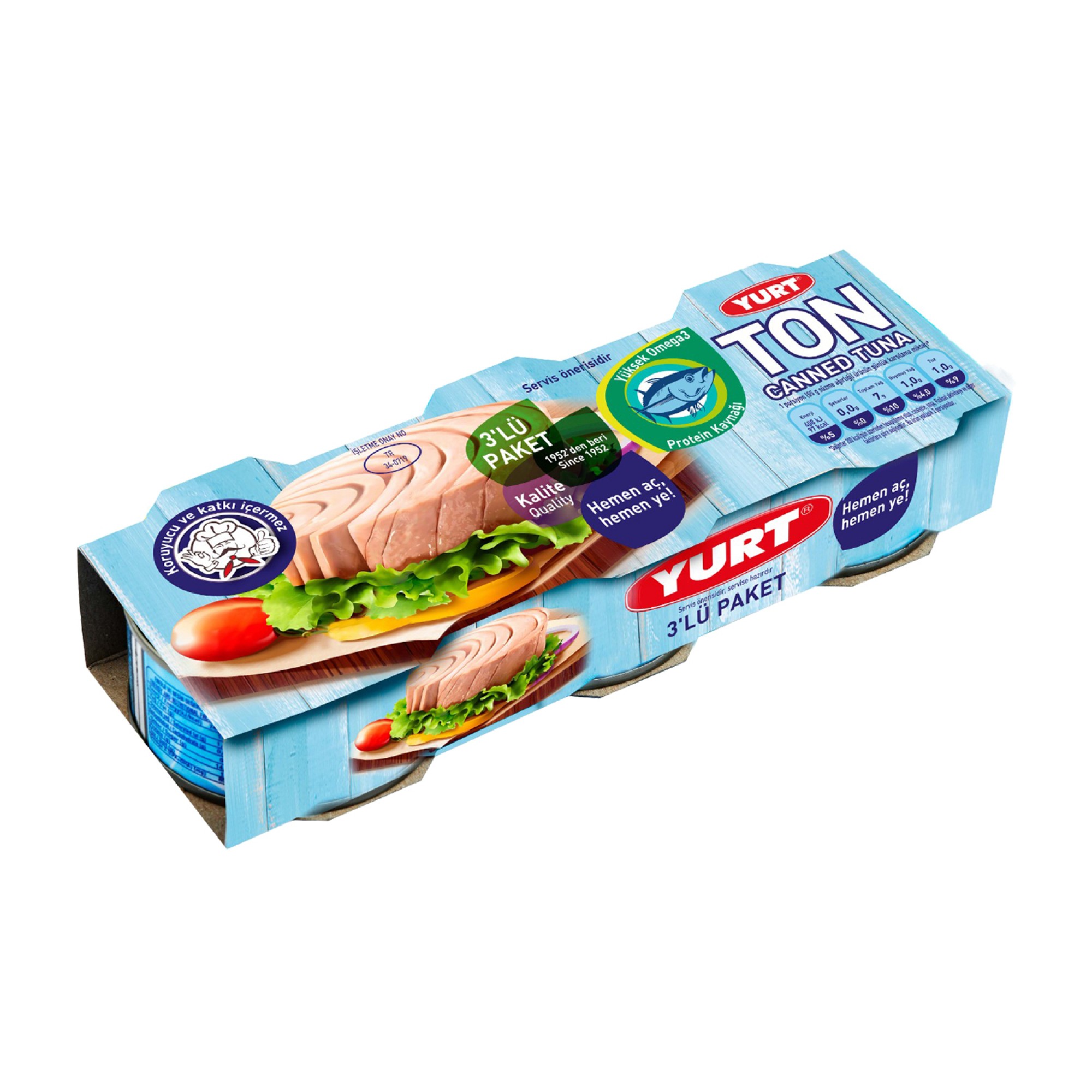 80GR*3 TNK TON BALIĞI 3'LÜ